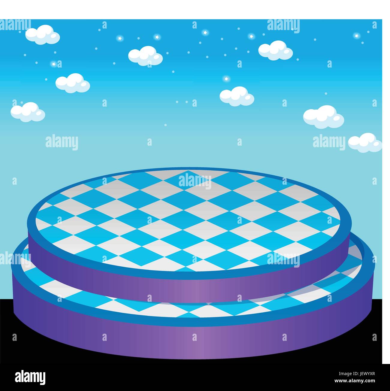 Horizontal cloud formation Stock Vector Images - Alamy