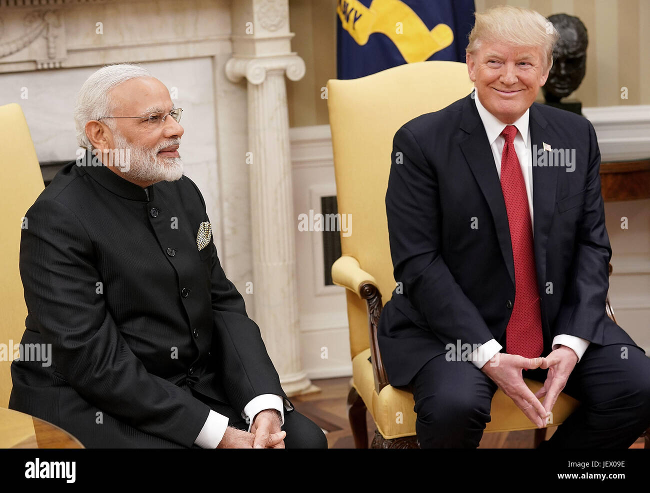 United States President Donald Trump meets with Indian Prime Minister ...