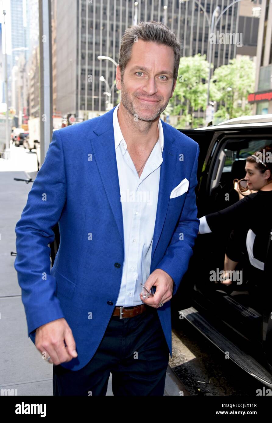 New York, NY, USA. 27th June, 2017. Peter Hermann out and about for ...