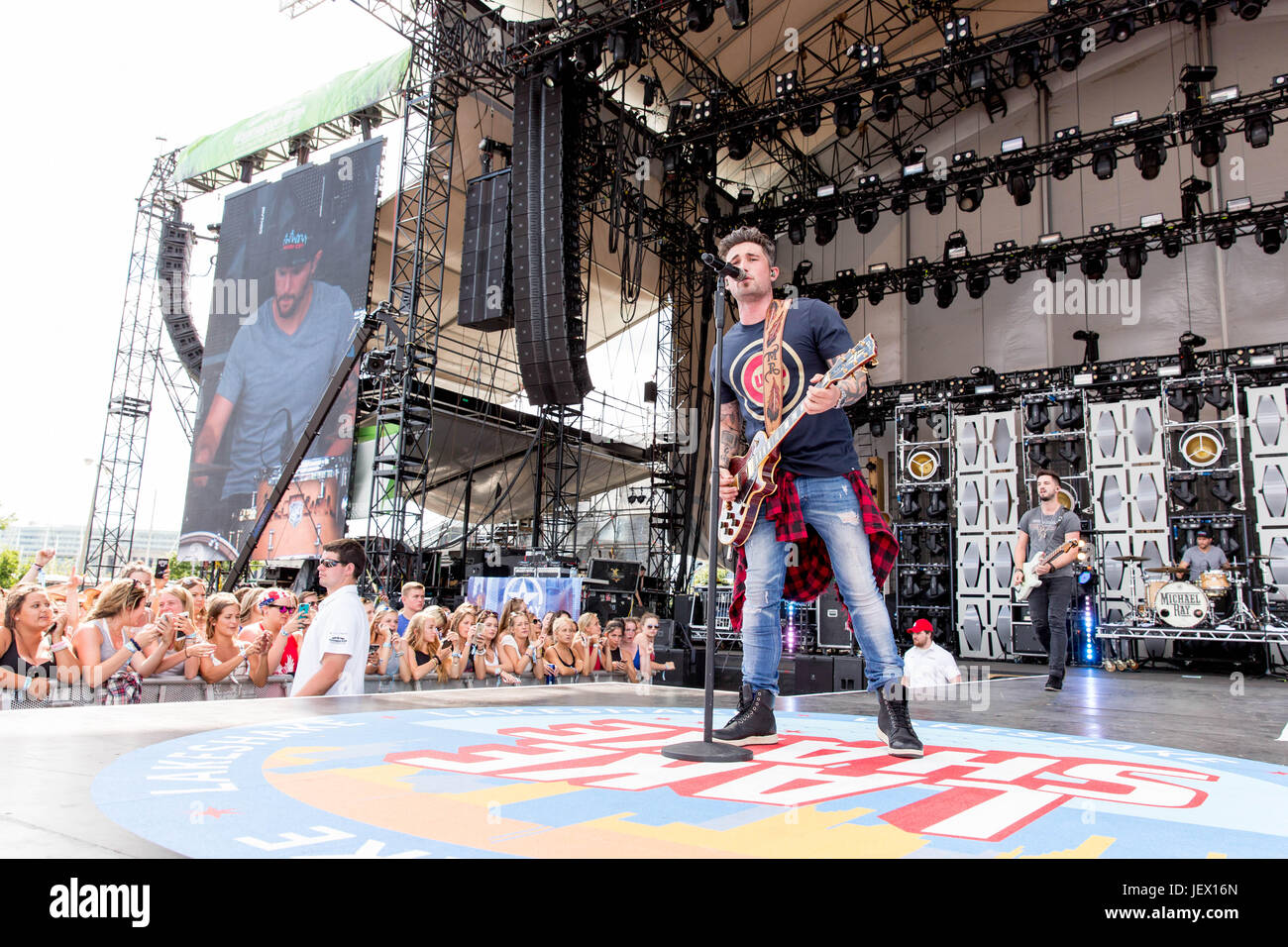 Chicago, Illinois, USA. 24th June, 2017. MICHAEL RAY during Country ...