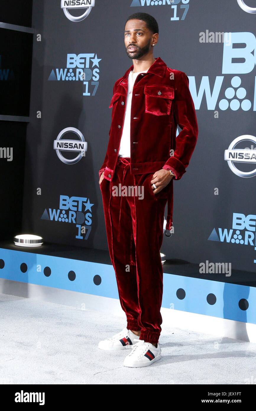Big Sean at arrivals for 2017 BET Awards - Part 2, Microsoft Square at ...