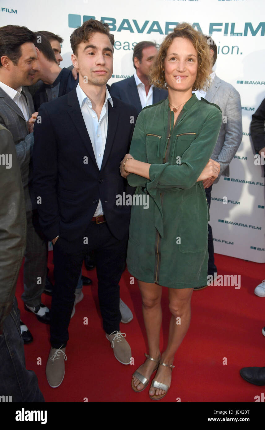 Munich, Germany. 27th June, 2017. Actors Joachim Foerster and Vicky ...
