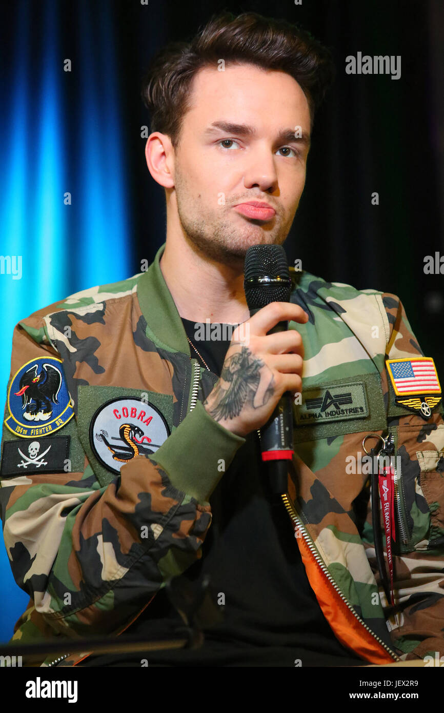 Bala Cynwyd, PA, USA. 27th June, 2017. Liam Payne pictured at a Q102 ...