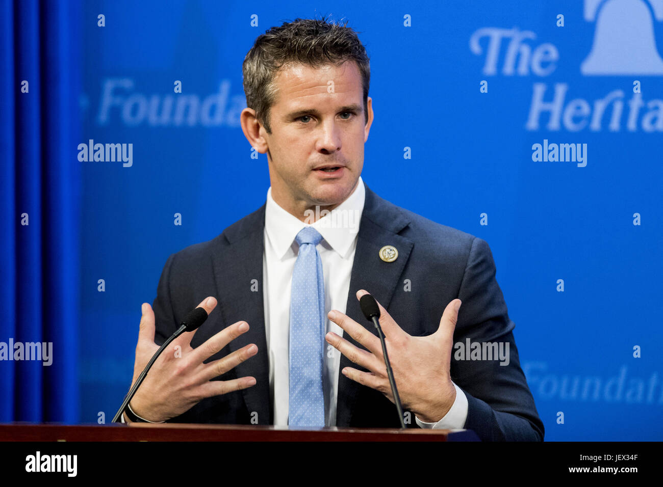 Washington, DC, USA. 27th June, 2017. Congressman ADAM KINZINGER ...