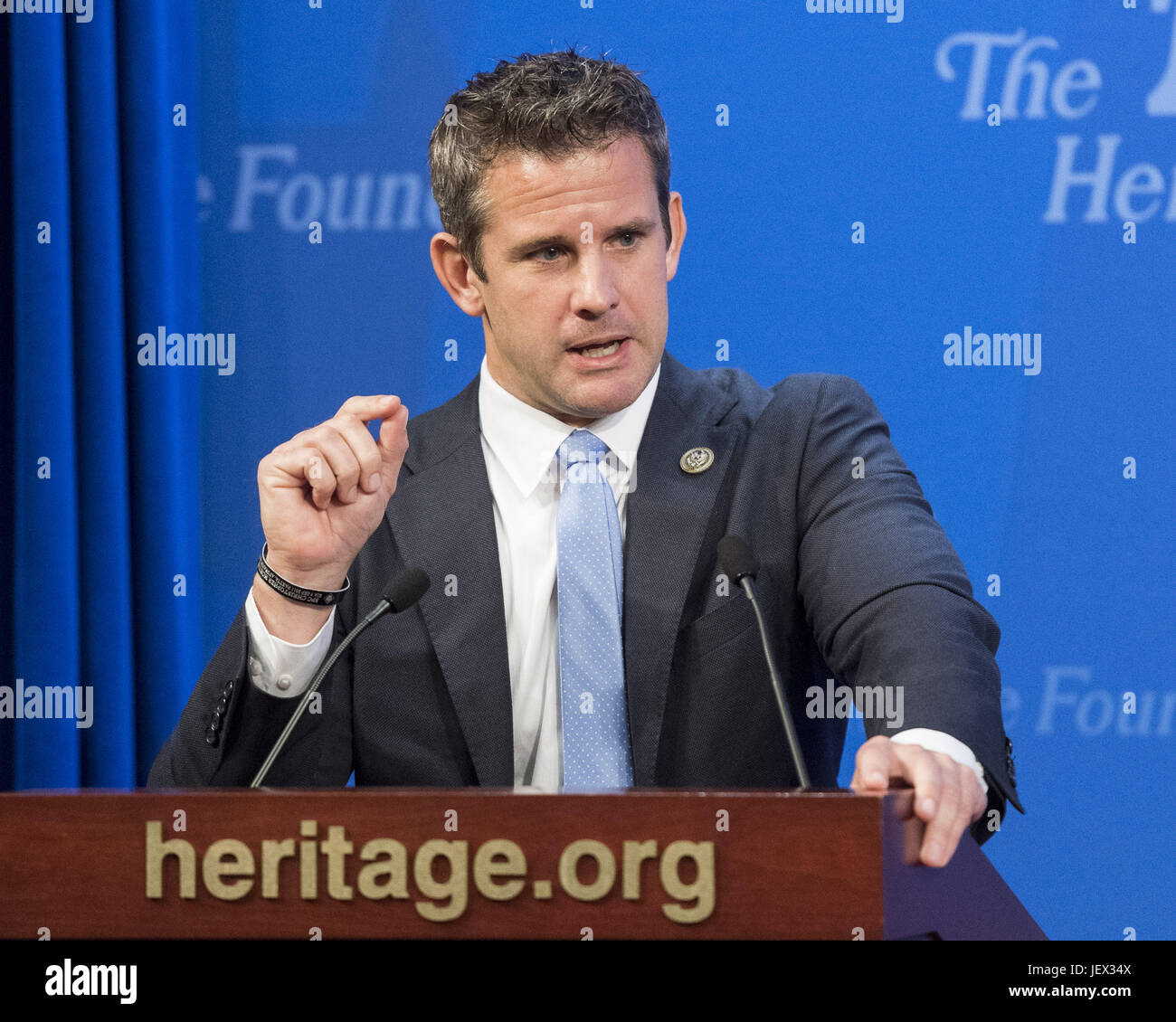 Washington, DC, USA. 27th June, 2017. Congressman ADAM KINZINGER ...