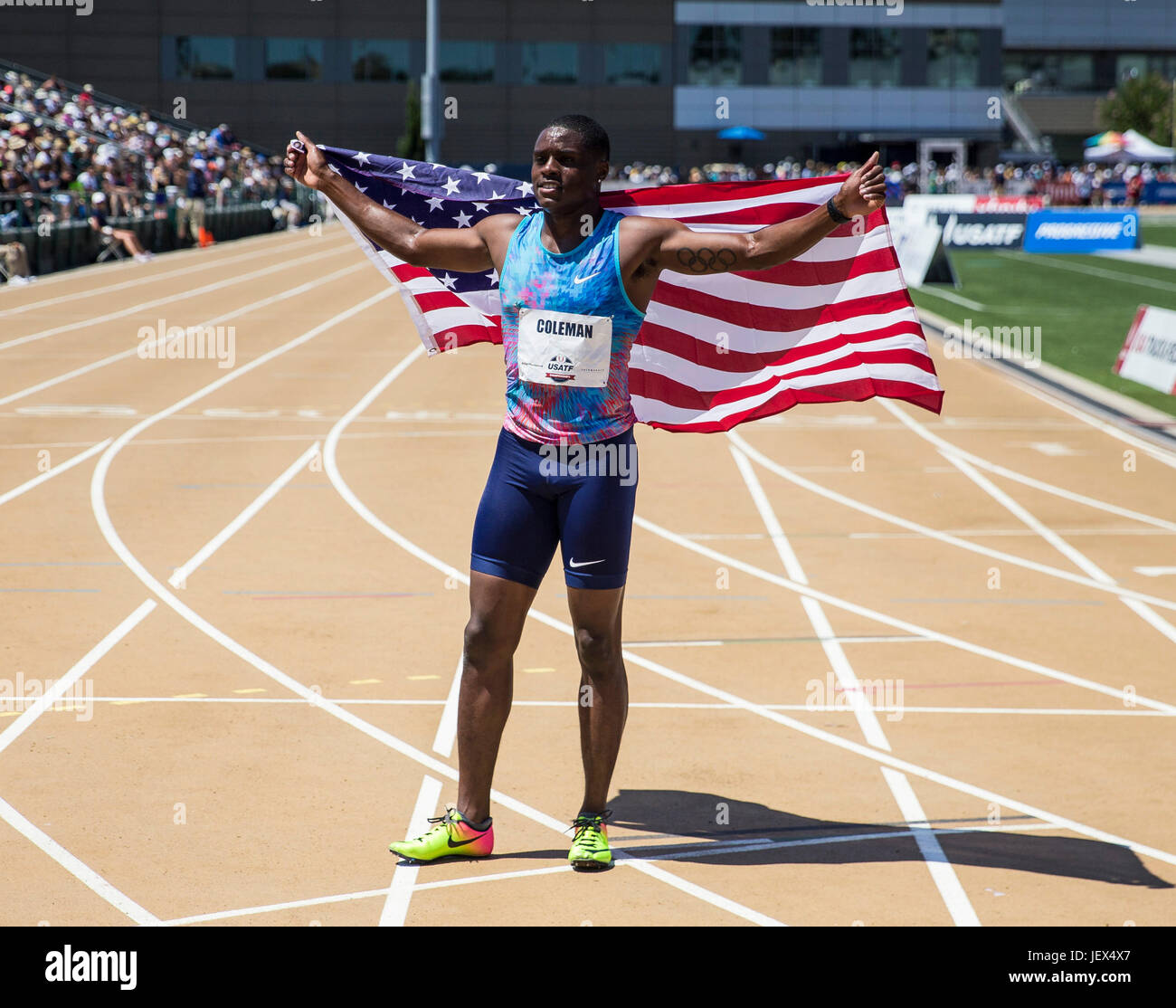 Christian coleman track hi-res stock photography and images - Alamy