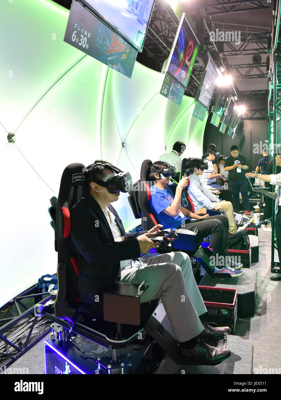 Tokyo, Japan. 28th June, 2017. Advanced Content Technology Expo, Japan ...