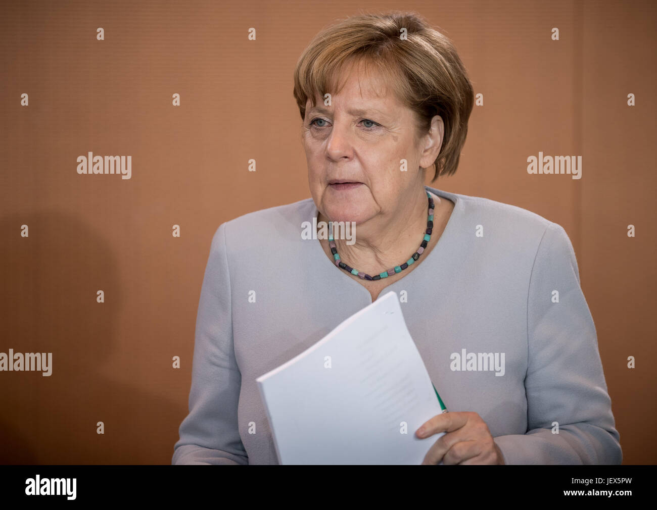 Berlin, Germany. 28th June, 2017. German Chancellor Angela Merkel (CDU ...