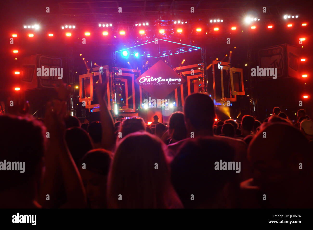 Malta. 27th June, 2017. Rewire & Varski, RAYE, Jonas Blue, DNCE and The ...