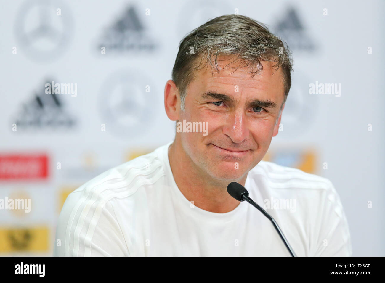 Wieliczka, Poland. 27th June, 2017. The German coach Stefan Kuntz ...