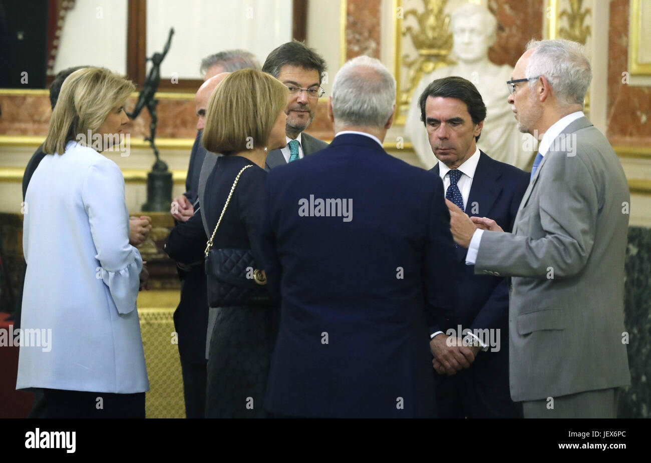 Jose Maria Aznar during 40 th anniversary of “15 june 1977 Spanish ...