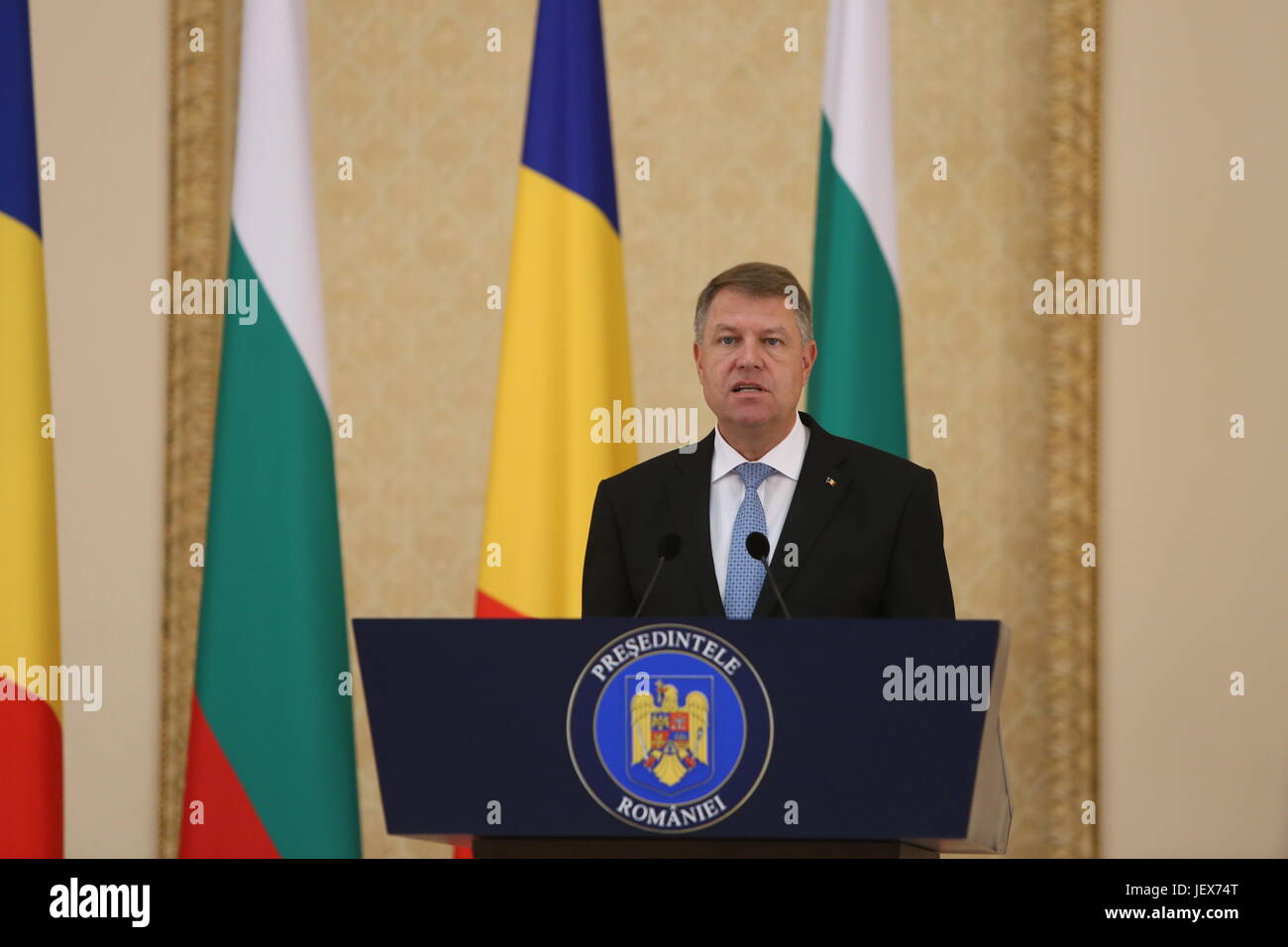 Romanian president hi-res stock photography and images - Alamy