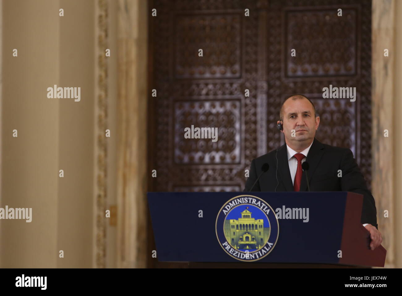 President of bulgaria rumen radev hi-res stock photography and images ...