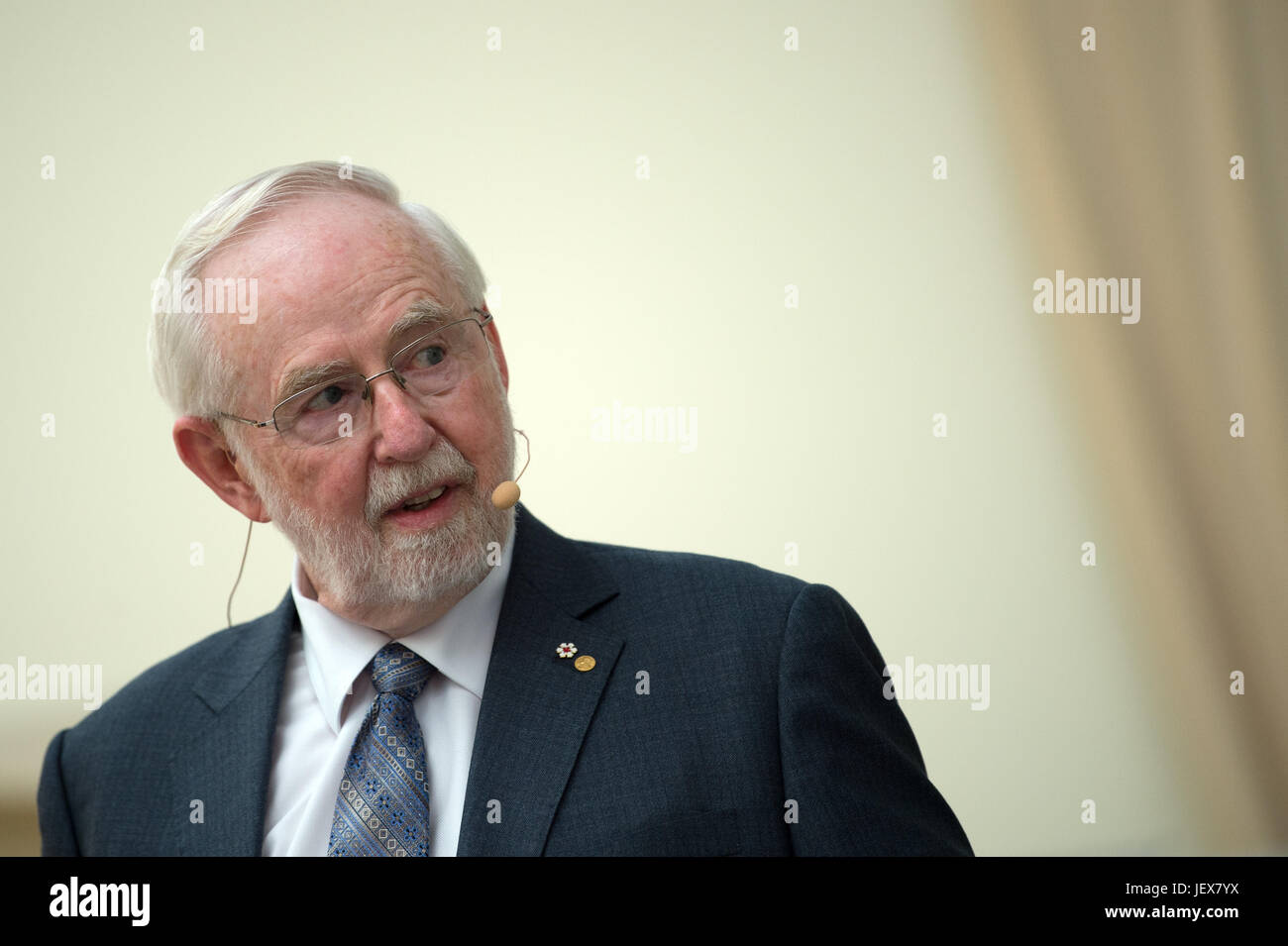 Dresden, Germany. 28th June, 2017. Canadian physicist and Nobel Prize ...