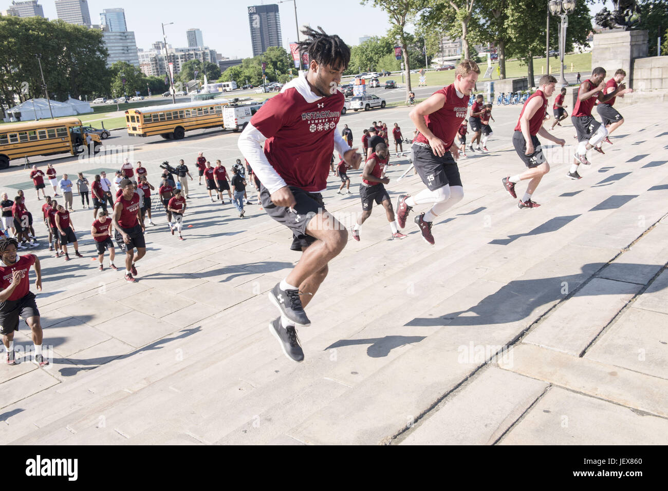 Philadelphia, Pennsylvania, USA. 28th June, 2017. In preparation for ...