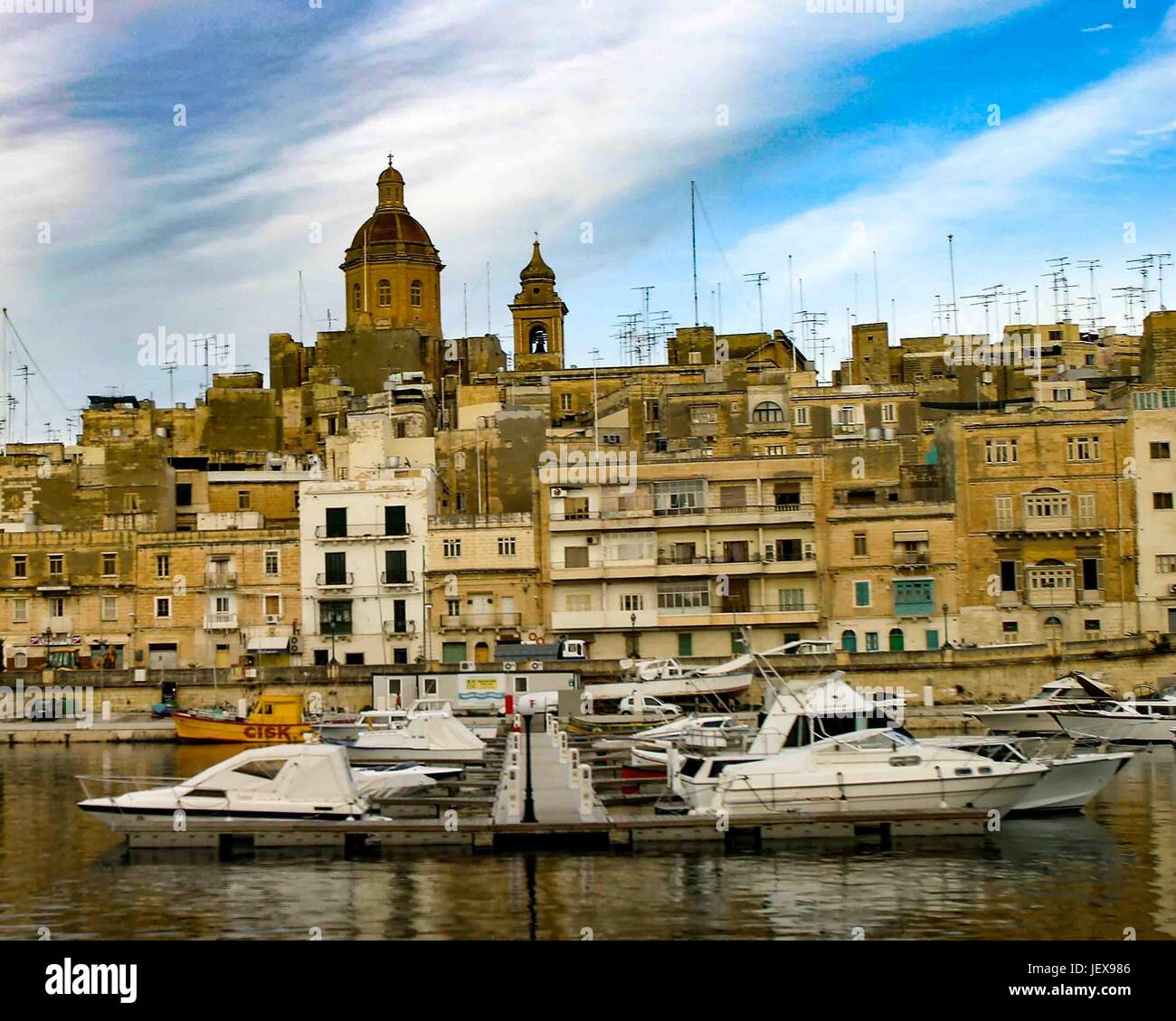 Valletta, Malta. 27th Sep, 2004. The dome and bell tower of Our Lady of ...