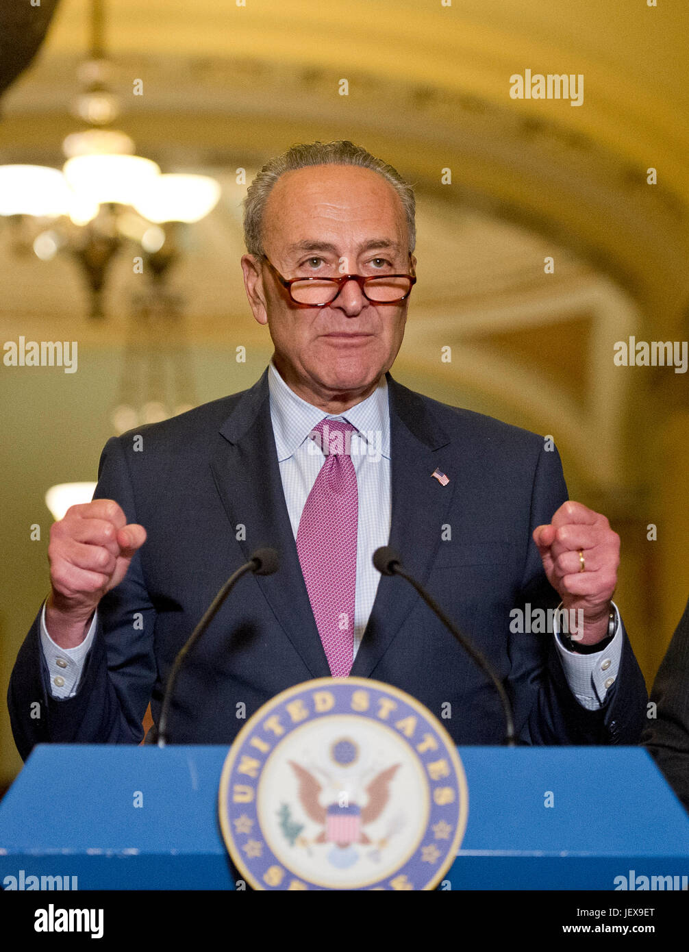 United States Senate Minority Leader Chuck Schumer (Democrat of New ...