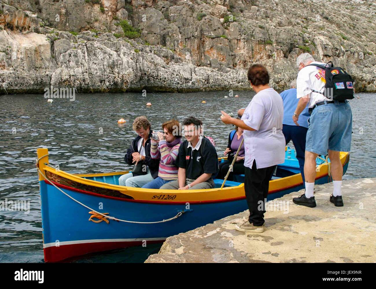 September 27, 2004 - Zurrieq Village, Malta - At the departure dock ...