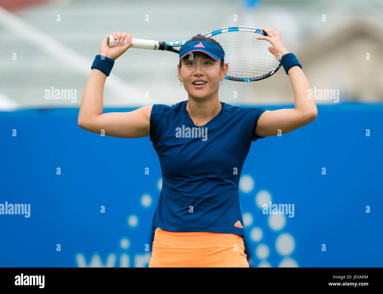 Eastbourne, Great Britain. 28 June, 2017. Ying-Ying Duan at the 2017 ...