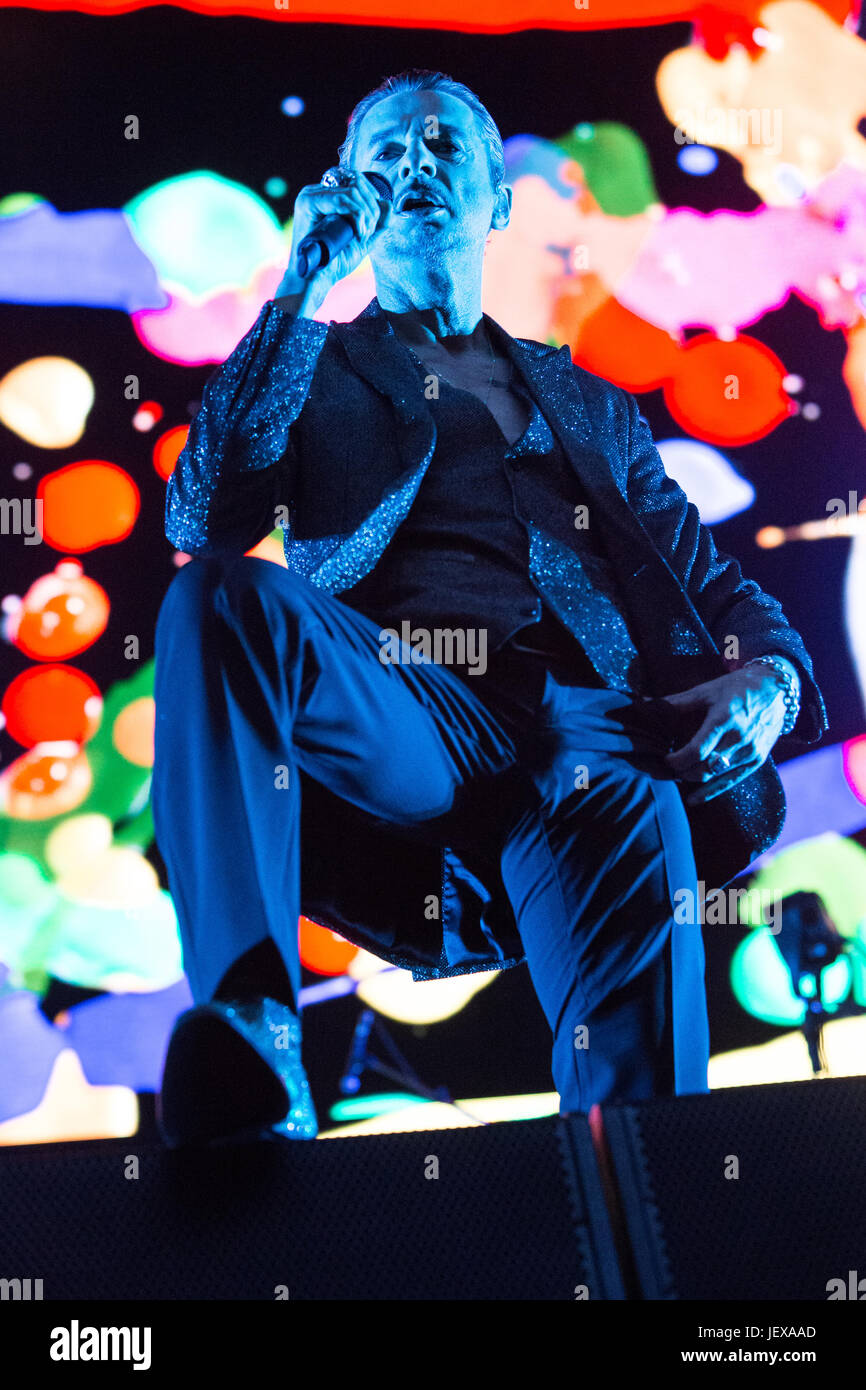 Milan Italy. 27th June 2017. The English electronic band DEPECHE MODE ...