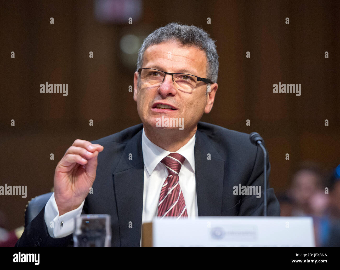 Washington DC, USA. 28th June, 2017. Ambassador Vesko Garcevic ...