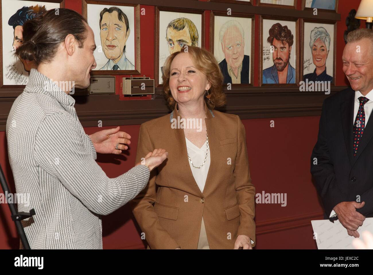 New York, NY, USA. 28th June, 2017. Jordan Roth, caricature of Richard ...