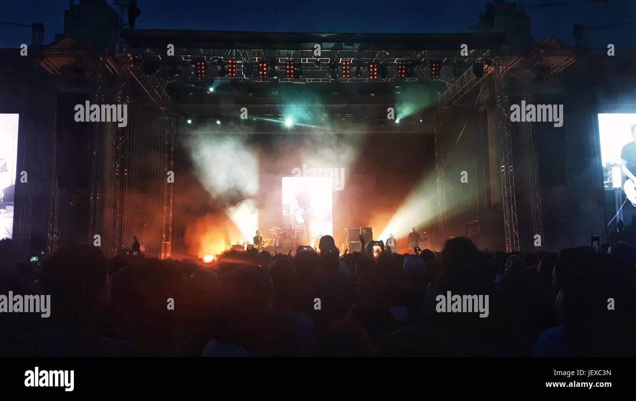 28 June- Bucharest, Romania. The 20 years concert of the band Placebo ...