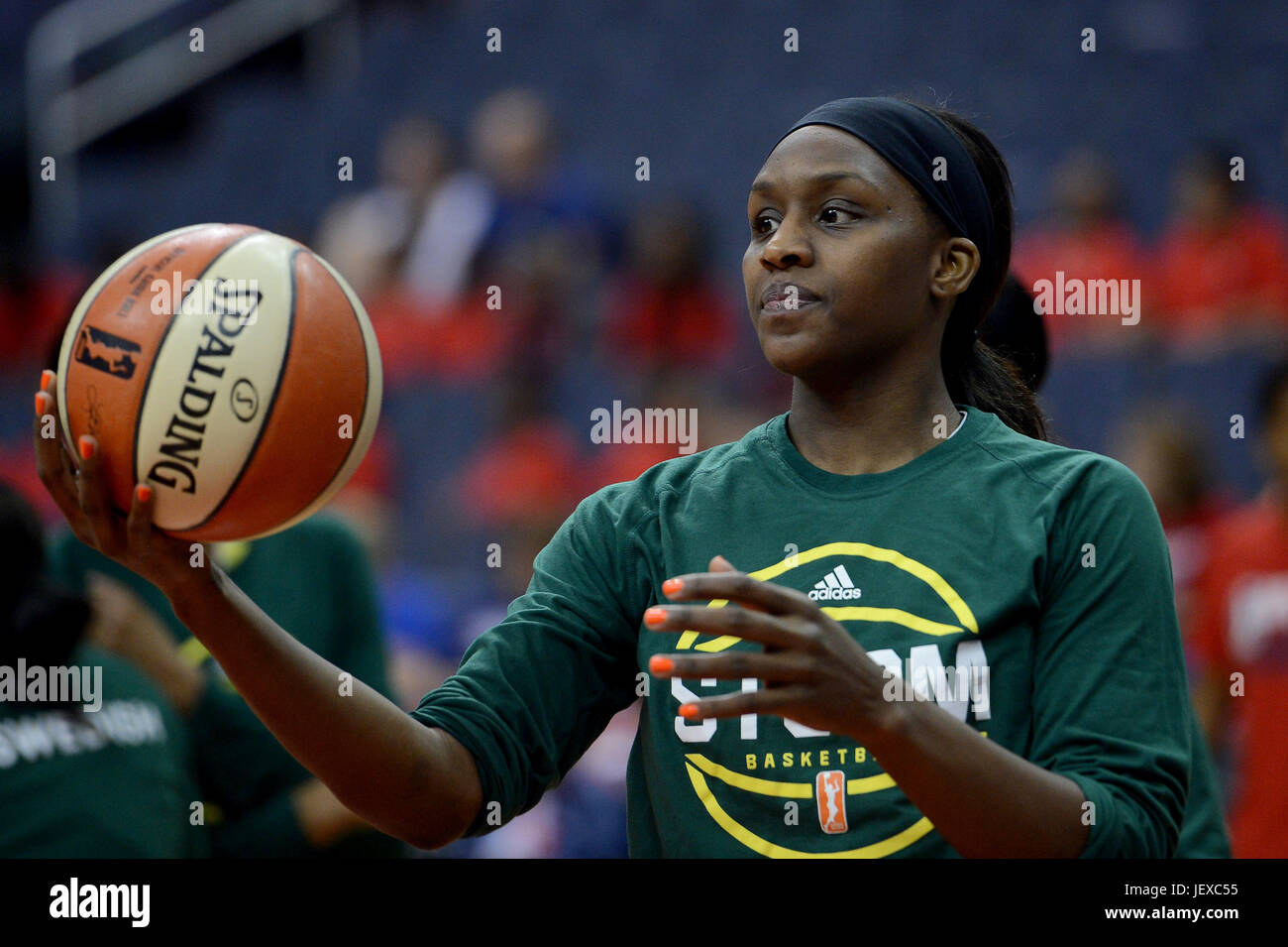Washington, DC, USA. 27th June, 2017. 20170627 - Seattle Storm forward ...