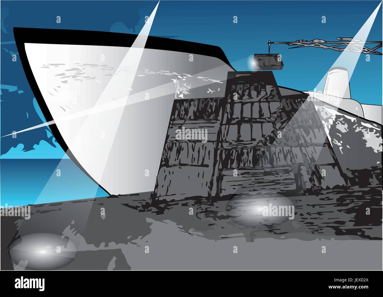 Land port gate Stock Vector Images - Alamy