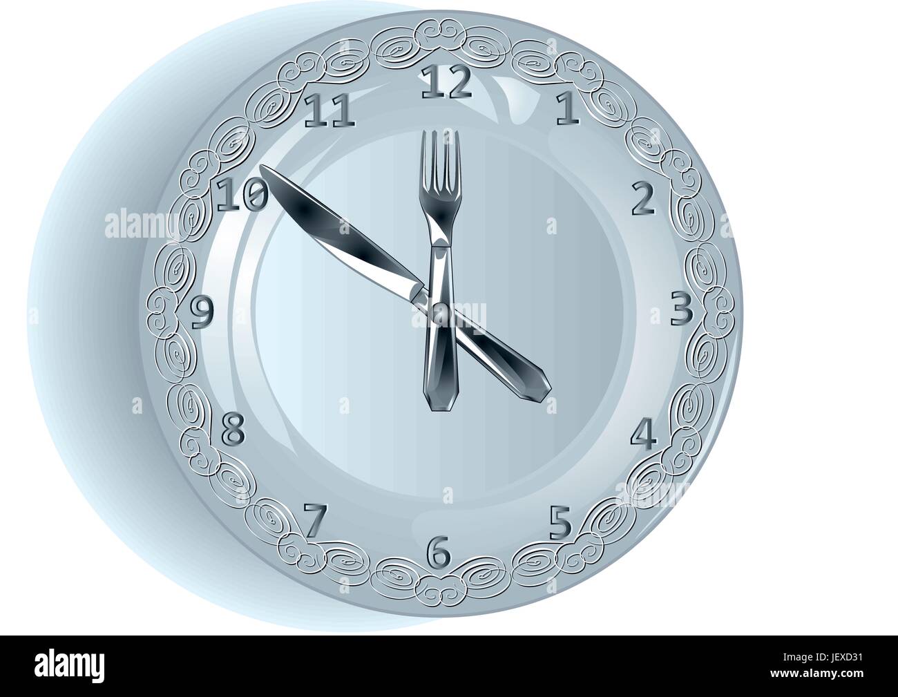 Lunch luncheon dinner dine Stock Vector Images - Alamy