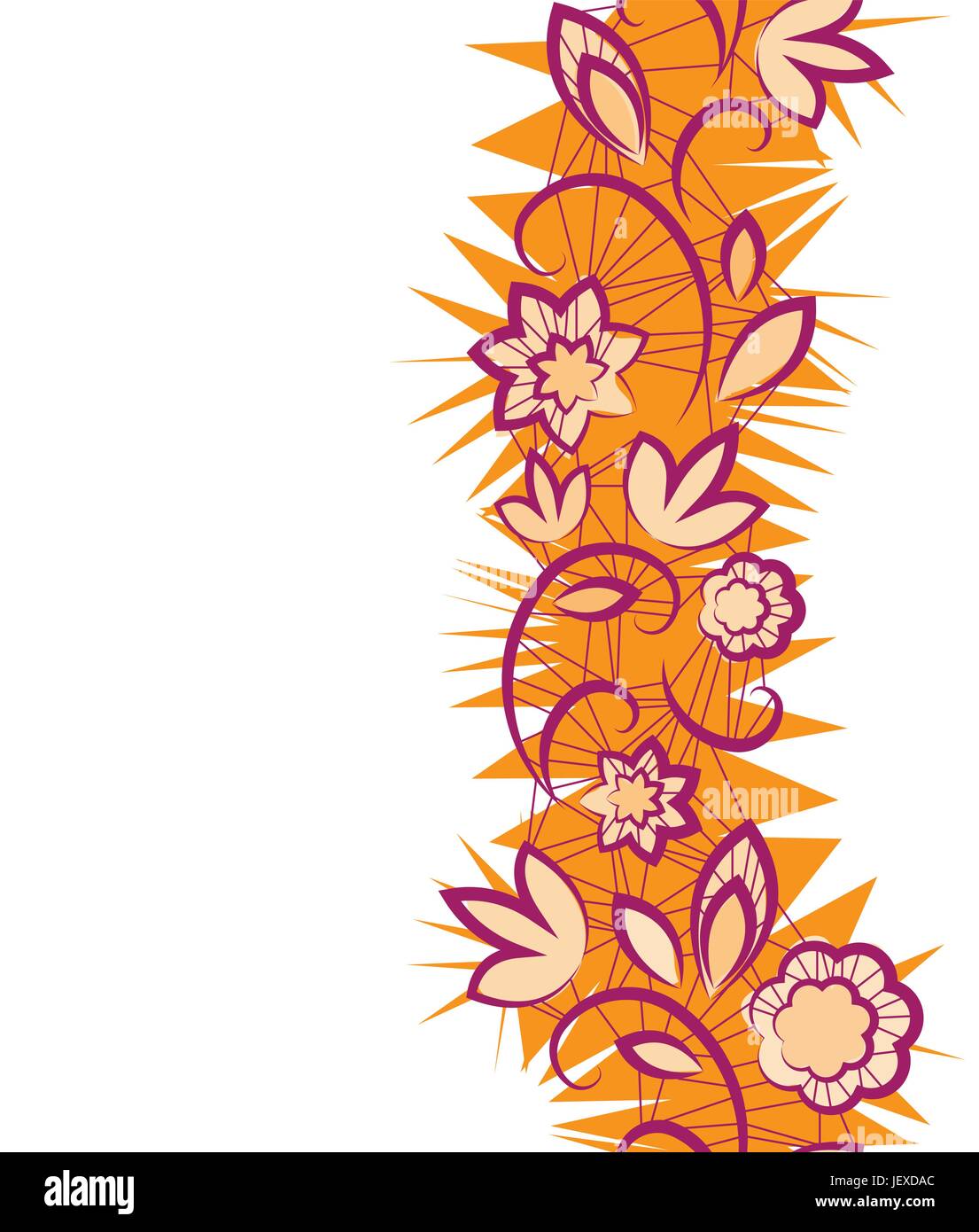 Vertical lace pattern Stock Vector Images - Alamy