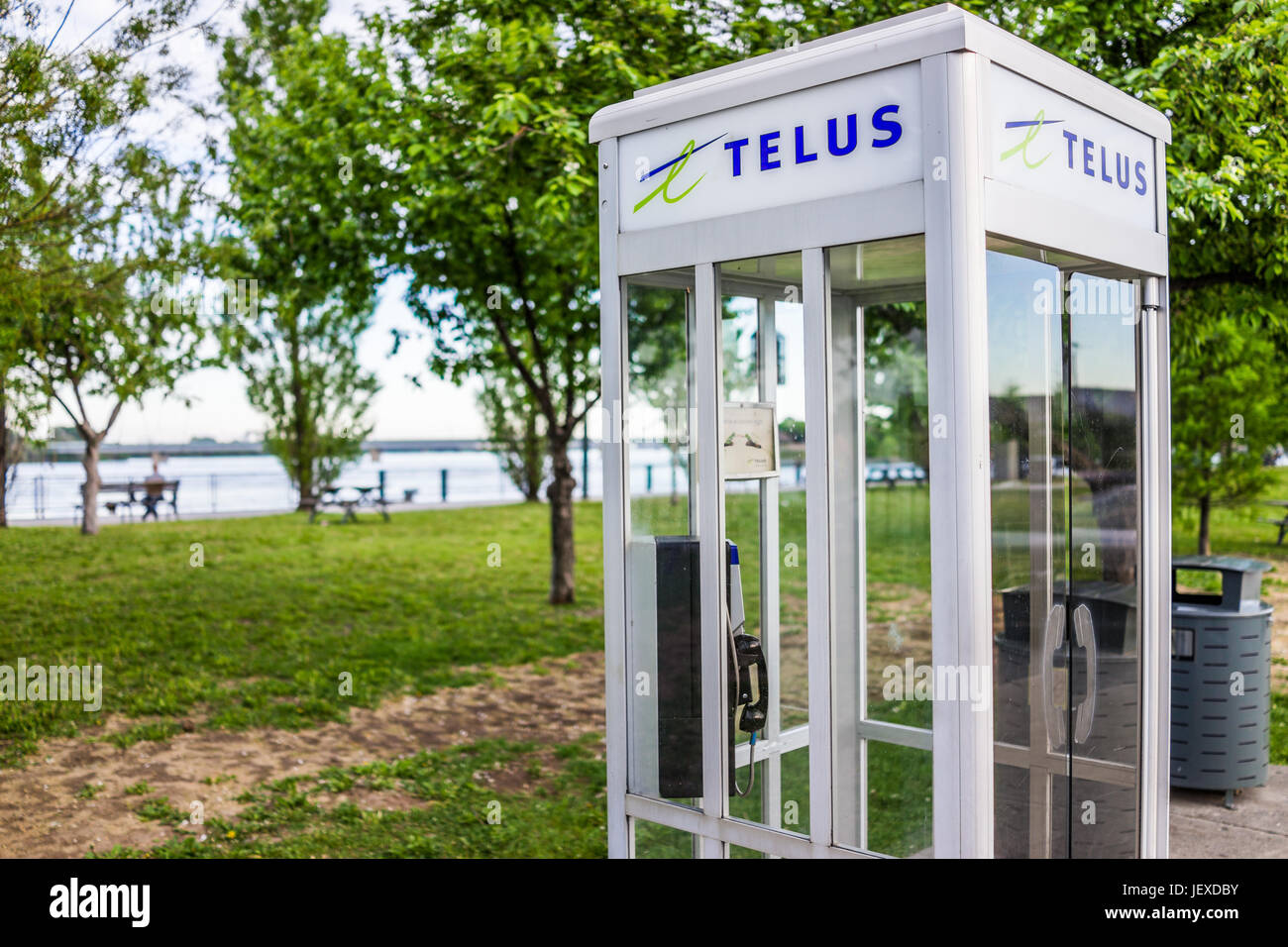 Telus phone booth hi-res stock photography and images - Alamy