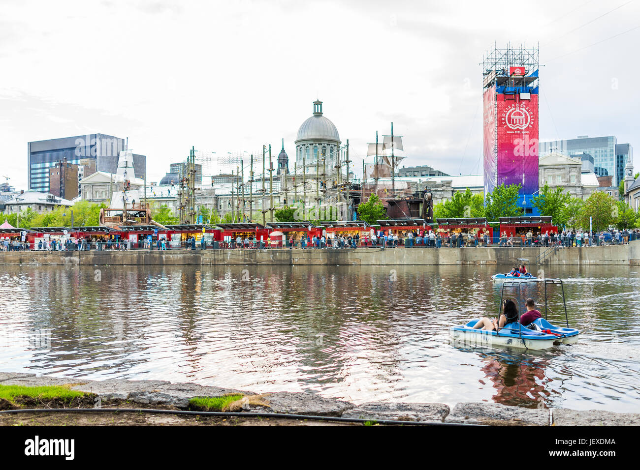 Montreal bassin bonsecours hi-res stock photography and images - Alamy