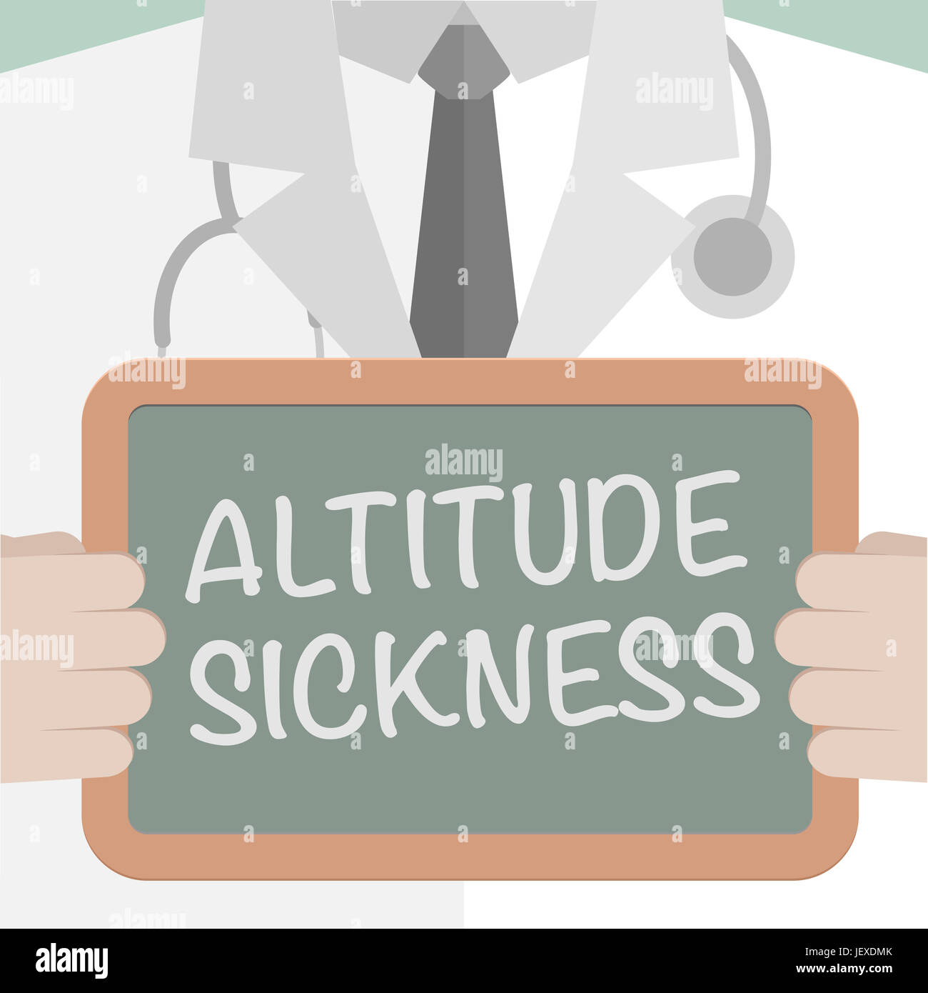 Board Altitude Sickness Stock Photo - Alamy