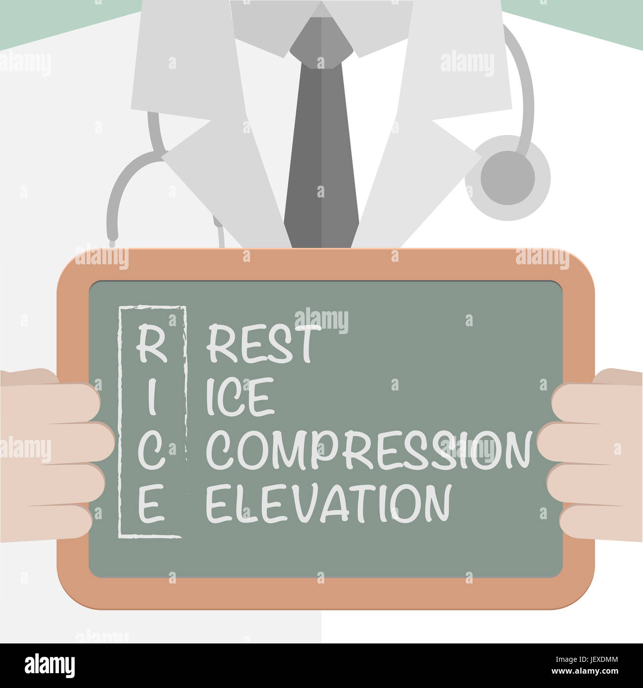 Board RICE method Stock Photo - Alamy