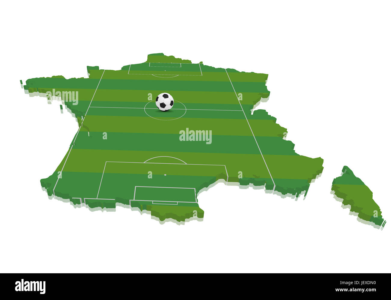 France map Cut Out Stock Images & Pictures - Alamy