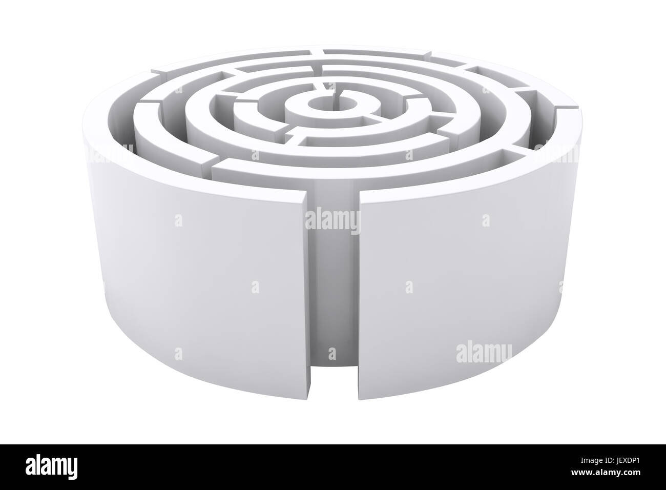 Composite image of circle maze Stock Photo - Alamy