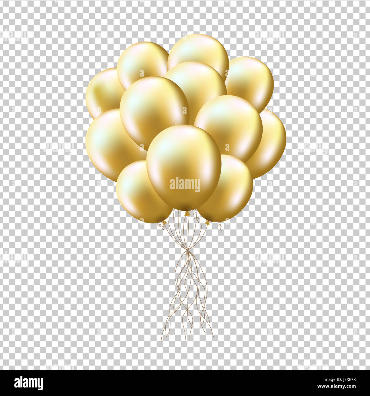 Golden balloons hi-res stock photography and images - Alamy