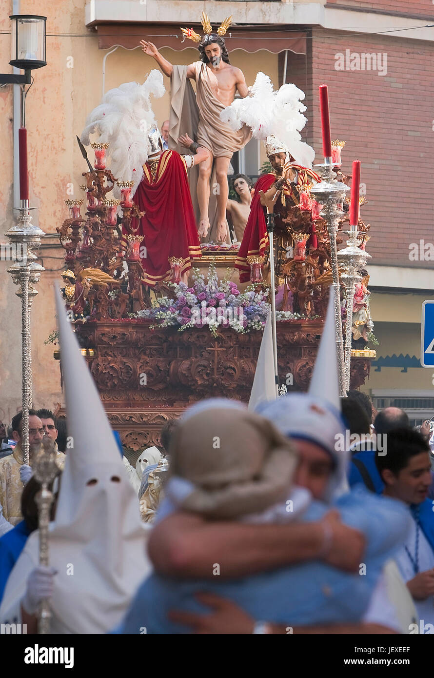 Brotherhood of our father Jesus resurrected during procession of Holy ...