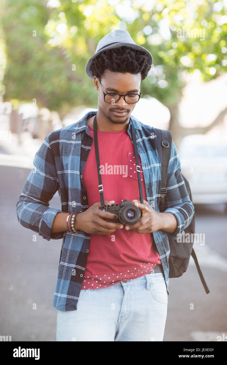 Looking past the camera hi-res stock photography and images - Alamy
