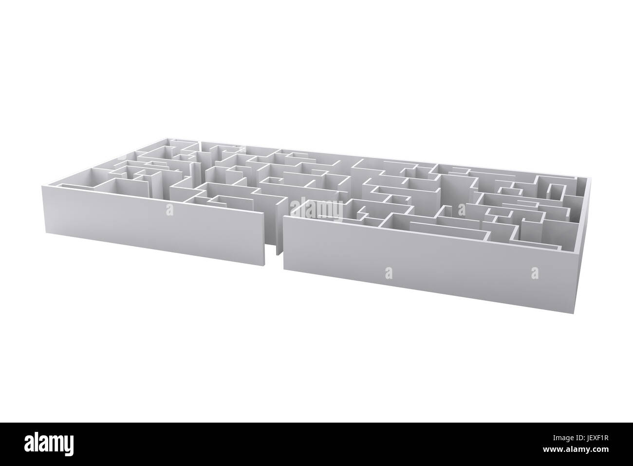 Human maze Cut Out Stock Images & Pictures - Alamy