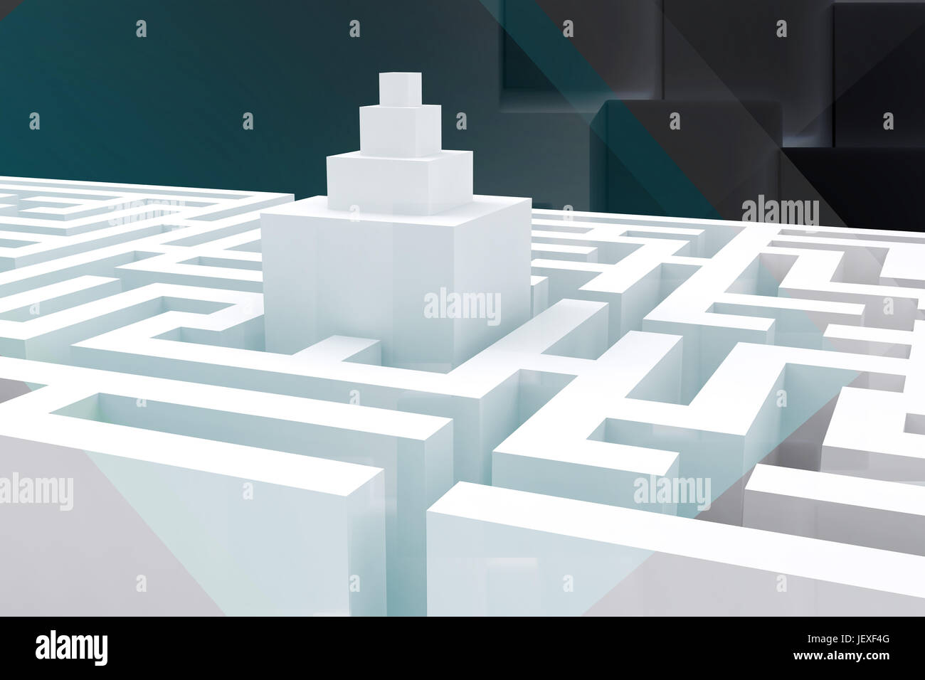 Composite image of maze Stock Photo - Alamy