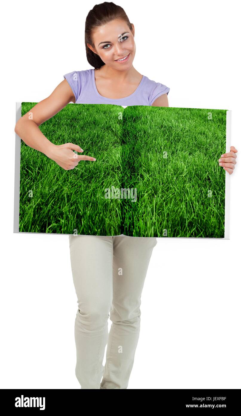 Pointing to book hi-res stock photography and images - Alamy