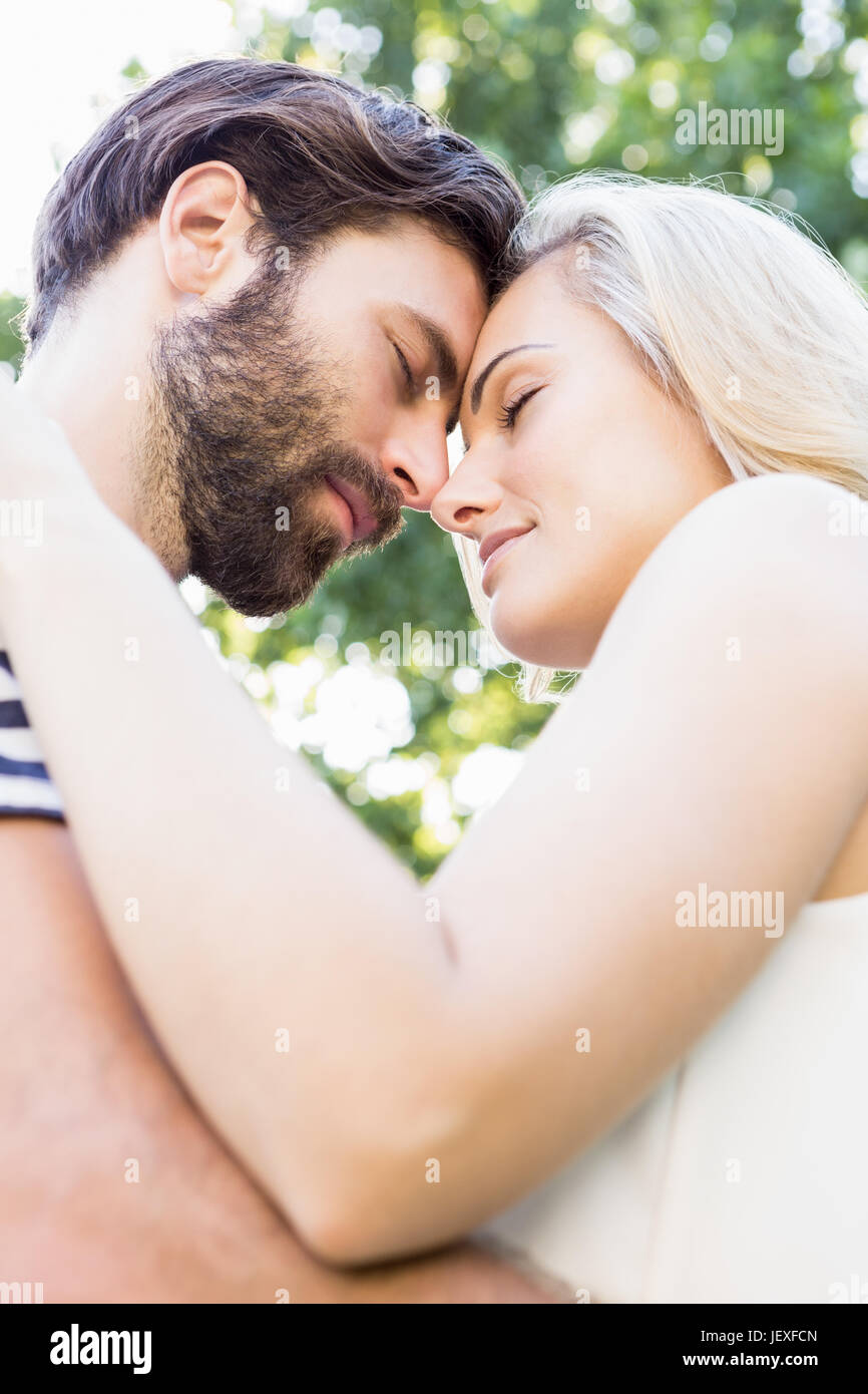 Couple embracing each other Stock Photo - Alamy