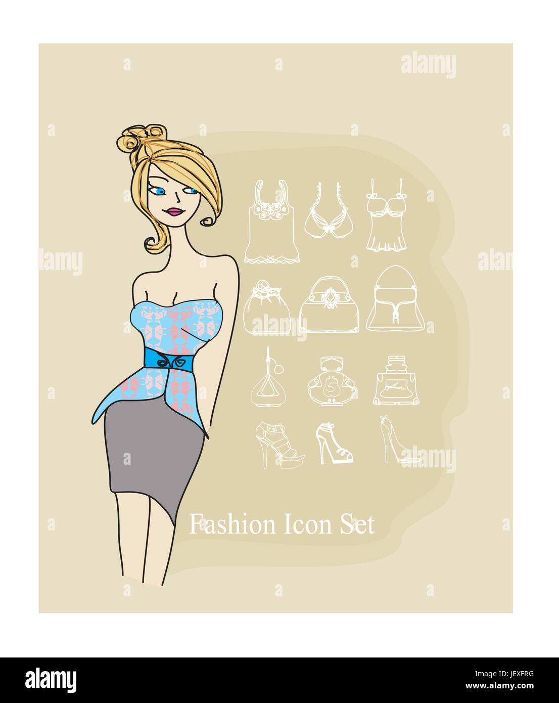 Retail jewellery Stock Vector Images - Alamy