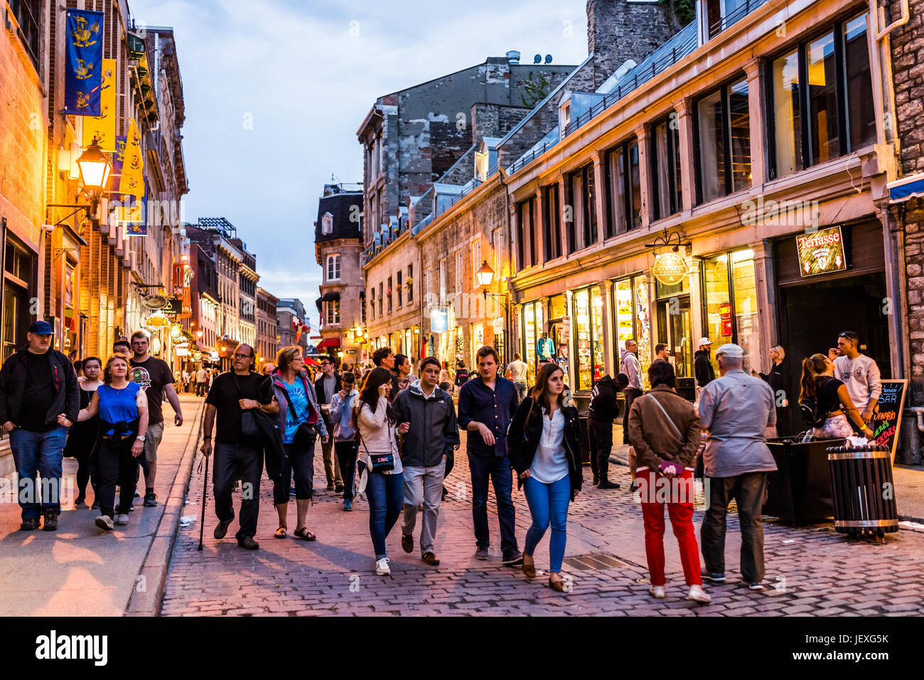 Montreal old town hi-res stock photography and images - Alamy