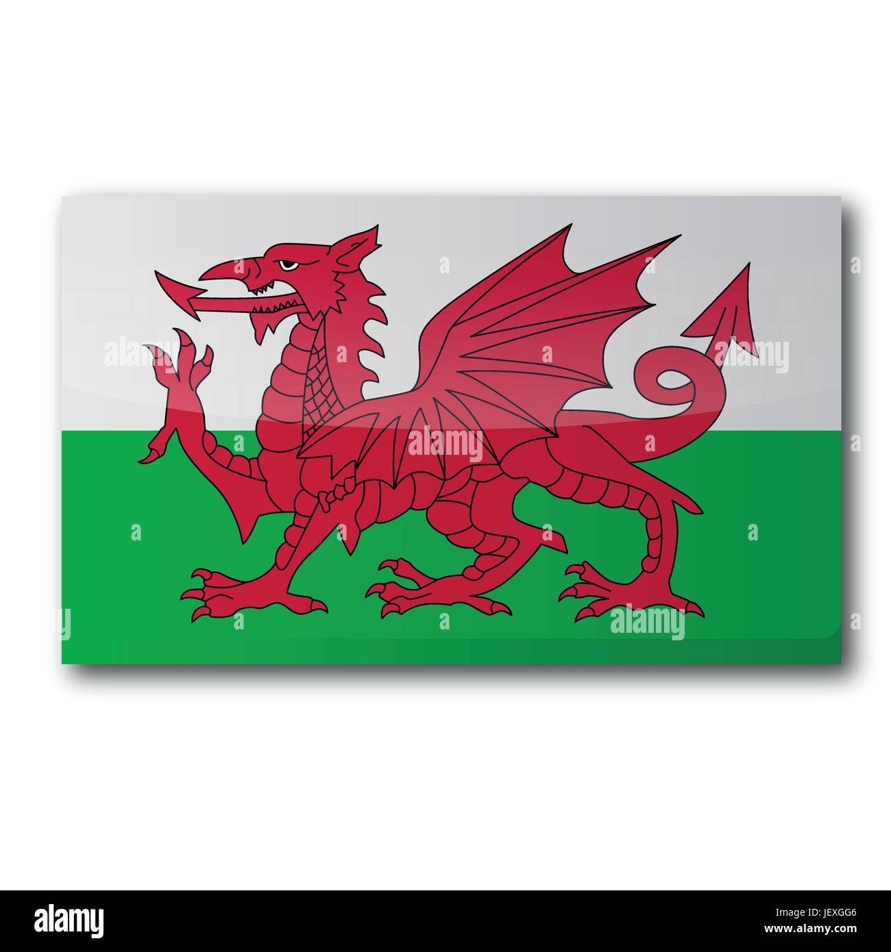 Welsh Dragon Cut Out Stock Images & Pictures - Alamy