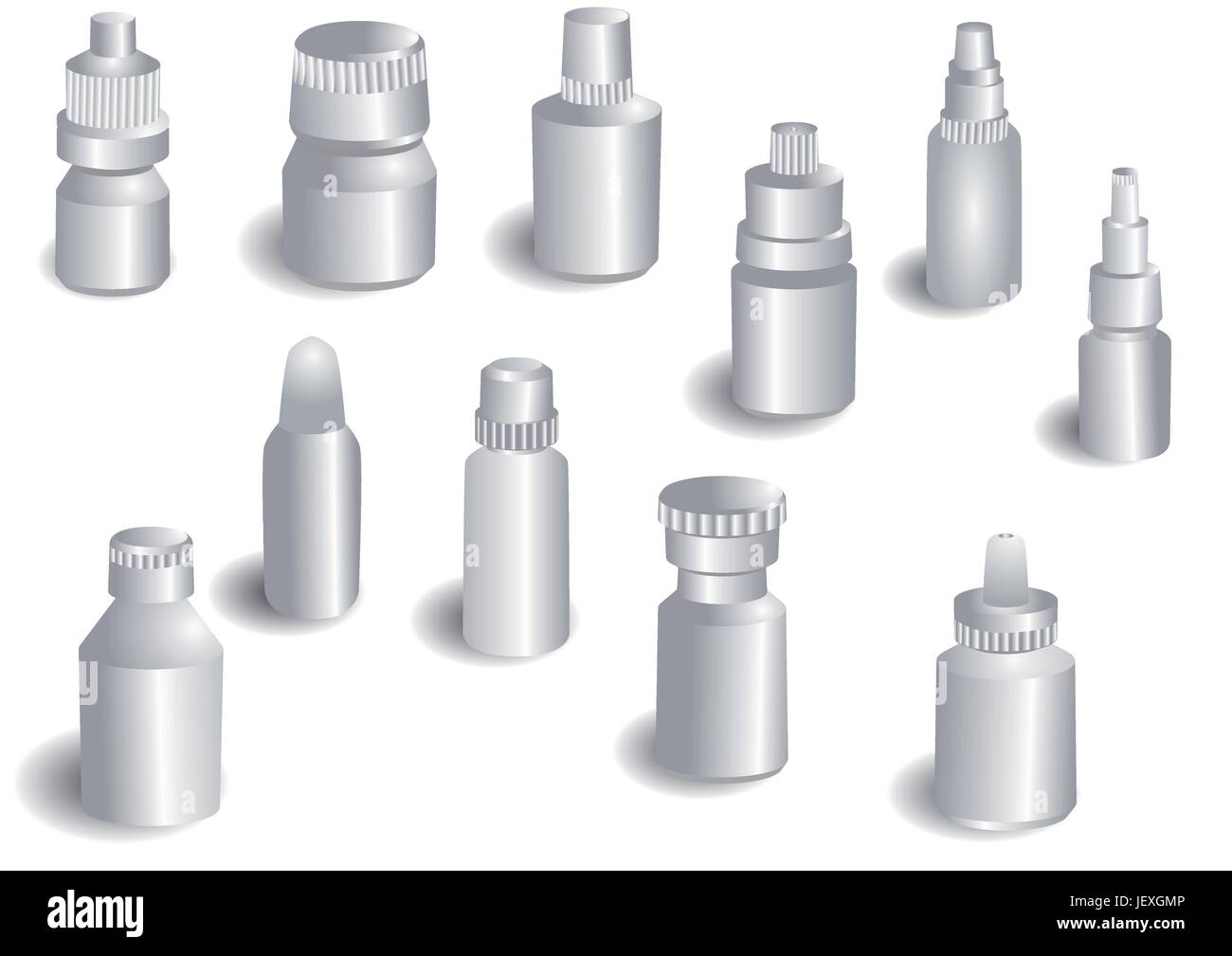 Capsule containers Stock Vector Images - Alamy