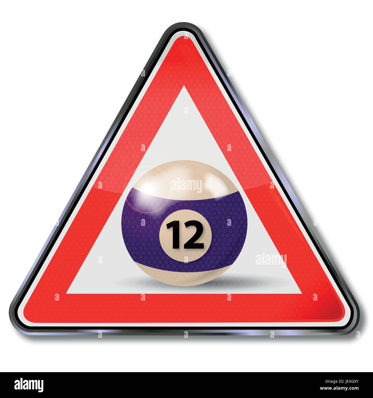 12 number plate Stock Vector Images - Alamy