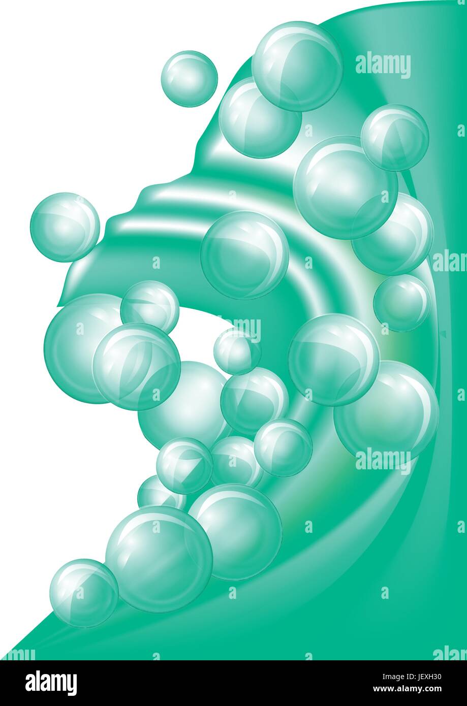 liquid, illustration, circle, abstract, turquoise, translucent ...